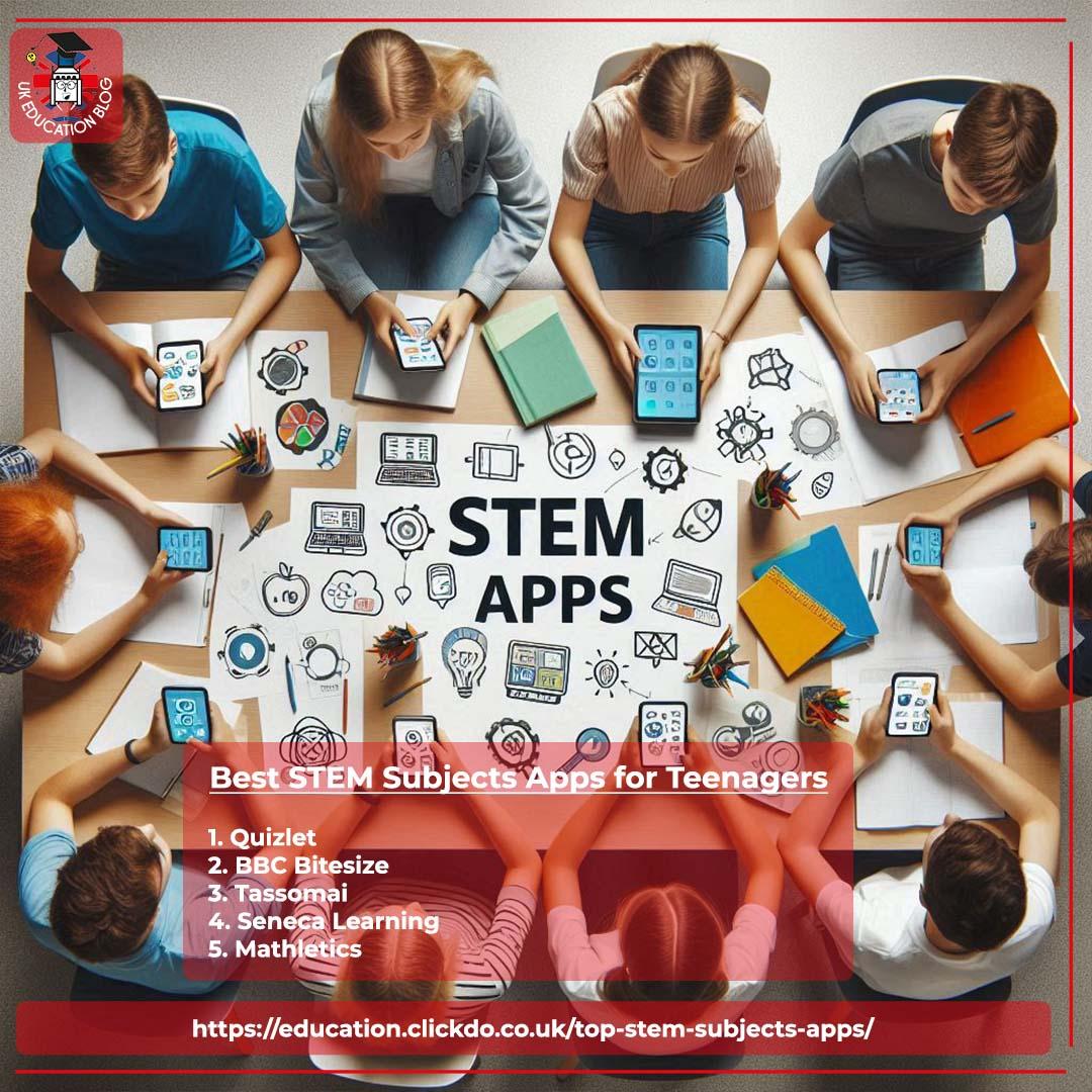 Best 5 STEM Subjects Apps for Teenagers | UK Education Blog